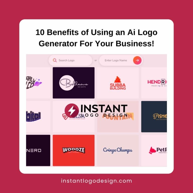 10 Benefits of Using an AI Logo Generator For Your Business!