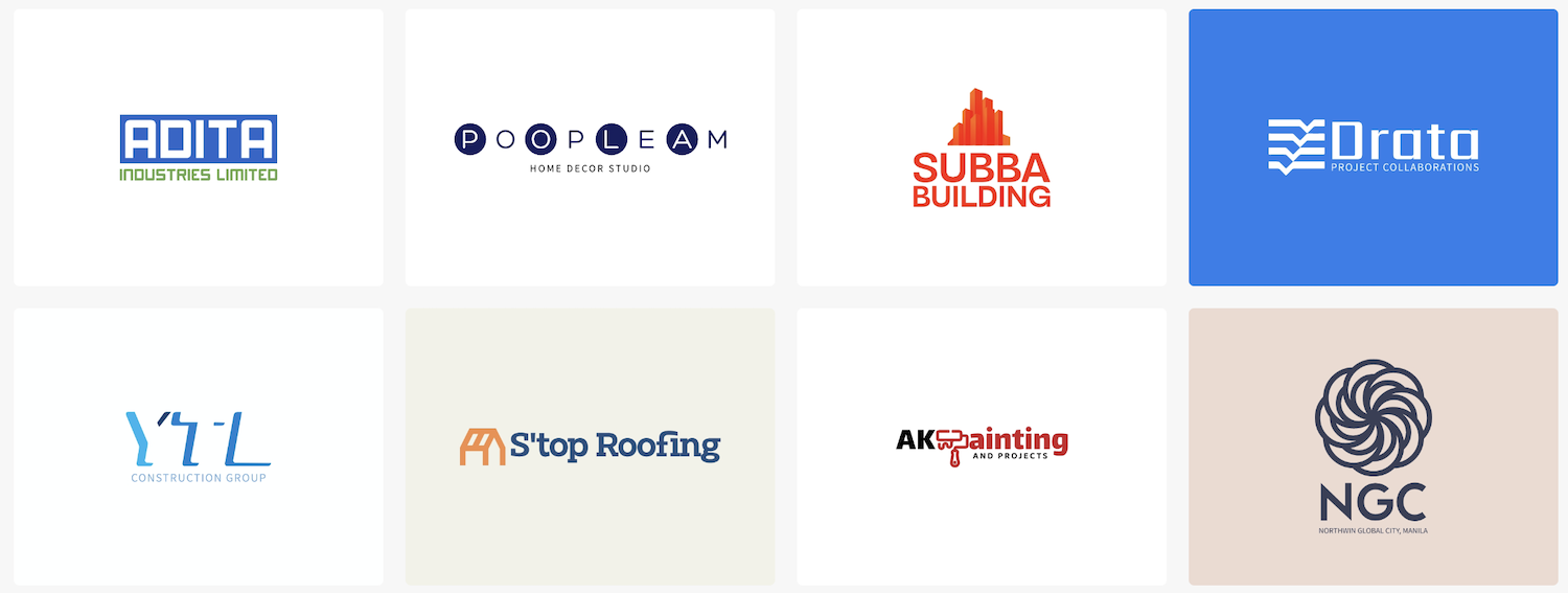 Create a Construction Logo with 4 Easy Steps! - Logomakerr.AI Blog ...