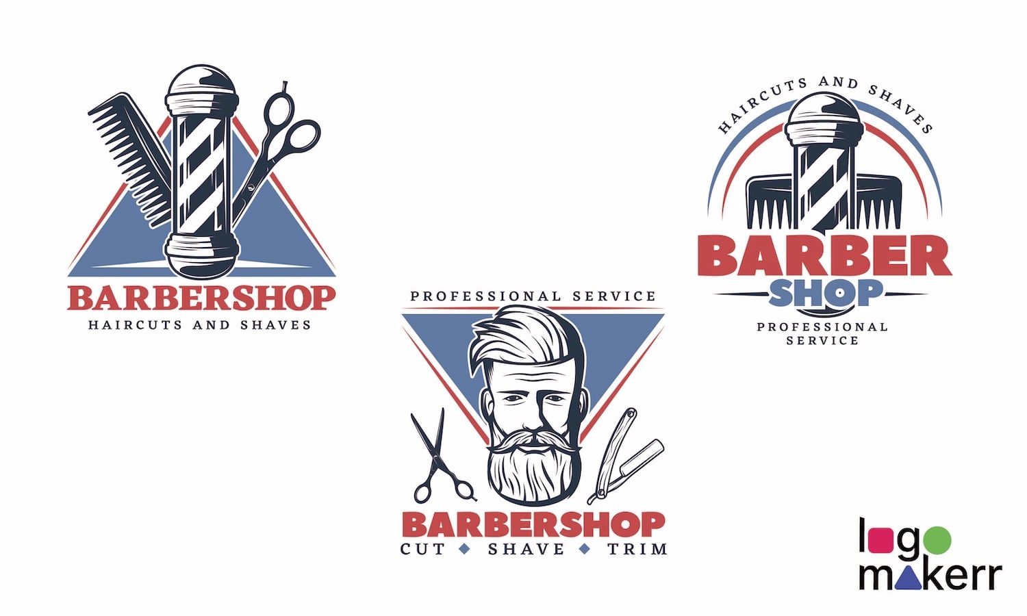 What is the Universal Barbershop logo? - Logomakerr.AI Blog | Logo ...