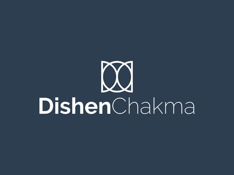 Dishen Chakma logo generated by AI logo maker - Logomakerr.ai