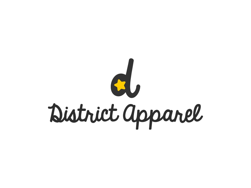 District Apparel logo generated by AI logo maker - Logomakerr.ai