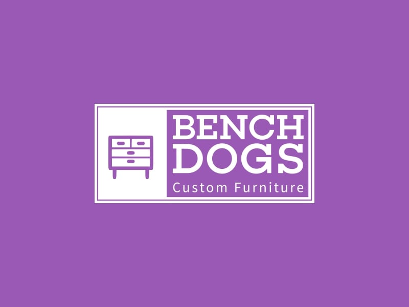 Bench Dogs logo generated by AI logo maker - Logomakerr.ai