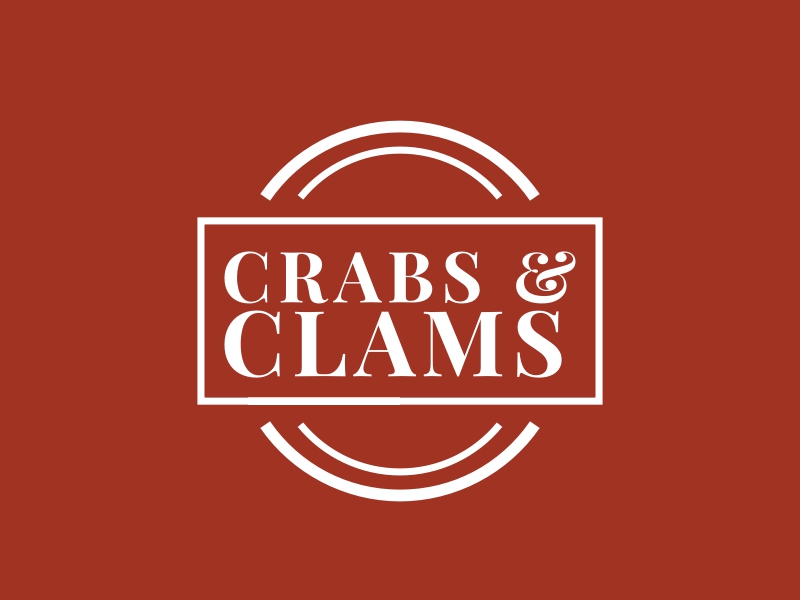 Crabs & Clams logo generated by AI logo maker - Logomakerr.ai