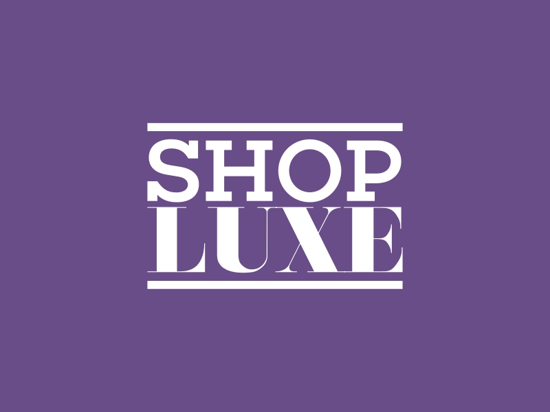 SHOP LUXE logo generated by AI logo maker - Logomakerr.ai