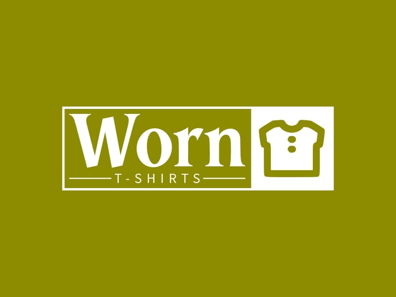 Worn logo generated by AI logo maker - Logomakerr.ai