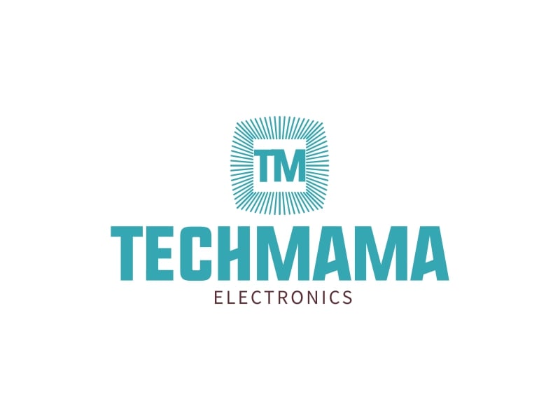 techmama logo generated by AI logo maker - Logomakerr.ai