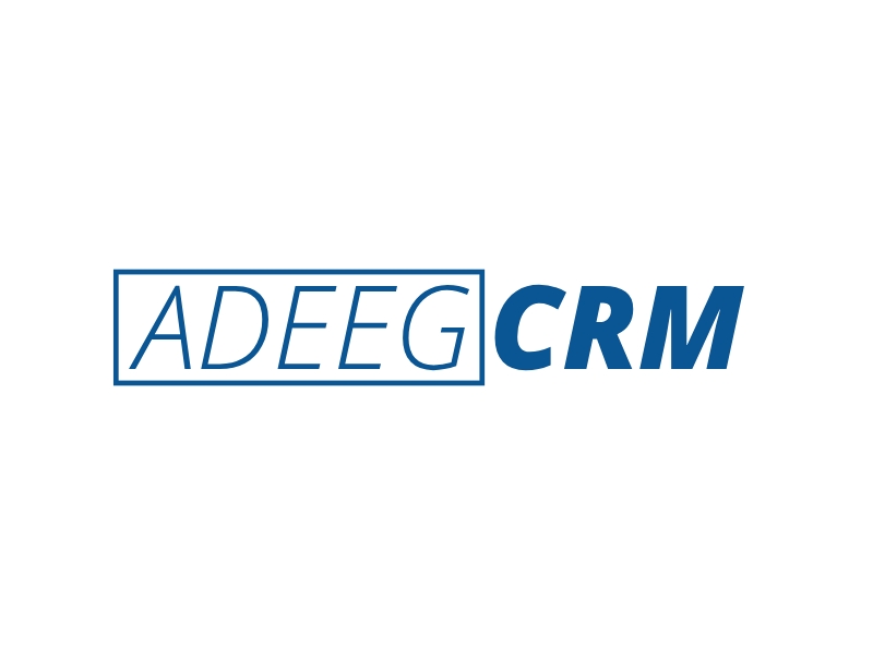 AdeegCRM logo generated by AI logo maker - Logomakerr.ai