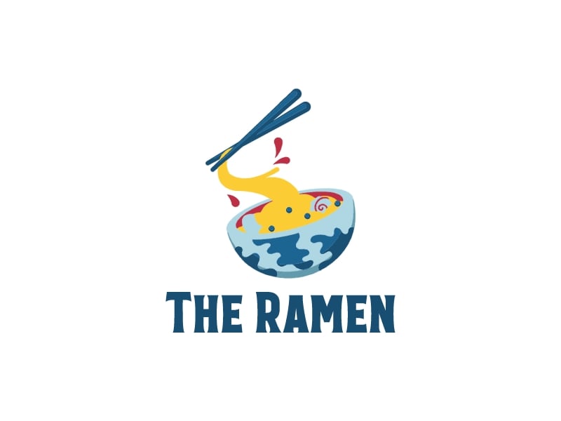 The Ramen logo generated by AI logo maker - Logomakerr.ai