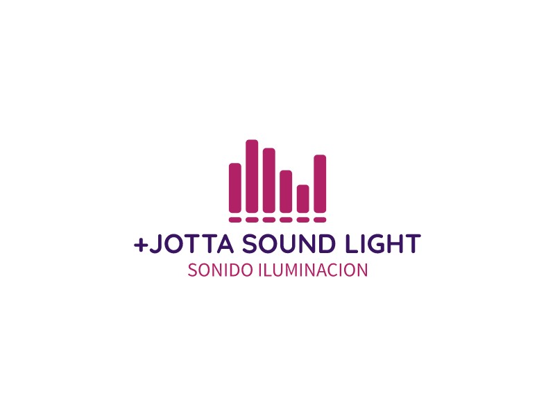 +JOTTA SOUND LIGHT logo generated by AI logo maker - Logomakerr.ai