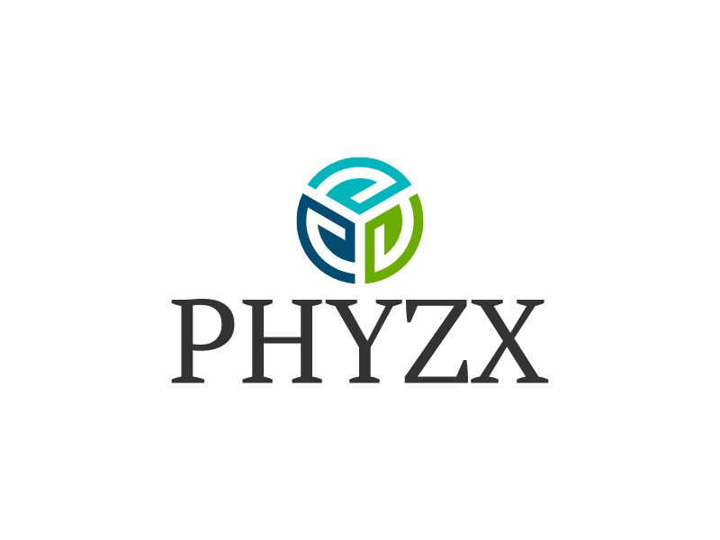 PHYZX logo generated by AI logo maker - Logomakerr.ai
