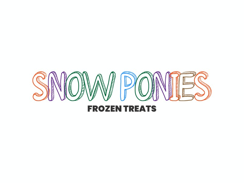 Snow Ponies logo generated by AI logo maker - Logomakerr.ai