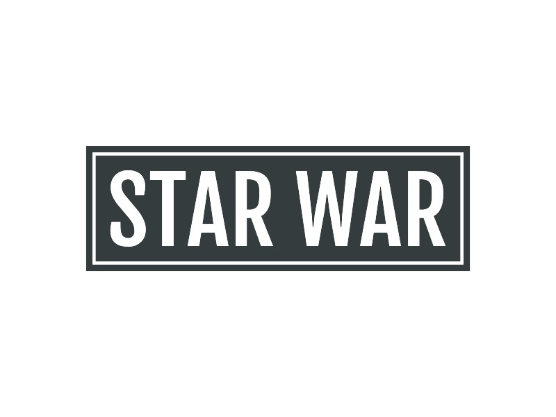 STAR WAR logo generated by AI logo maker - Logomakerr.ai
