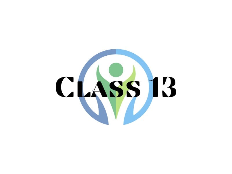 Class 13 logo generated by AI logo maker - Logomakerr.ai