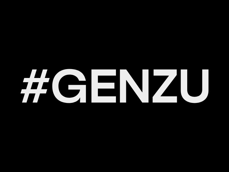 #GENZU logo generated by AI logo maker - Logomakerr.ai