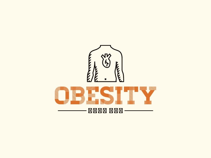 obesity logo generated by AI logo maker - Logomakerr.ai