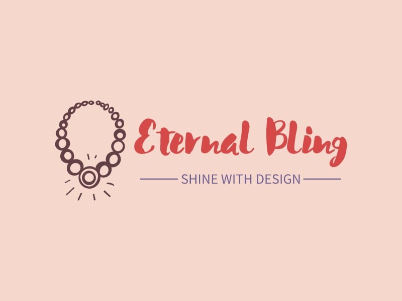 Eternal Bling logo generated by AI logo maker - Logomakerr.ai