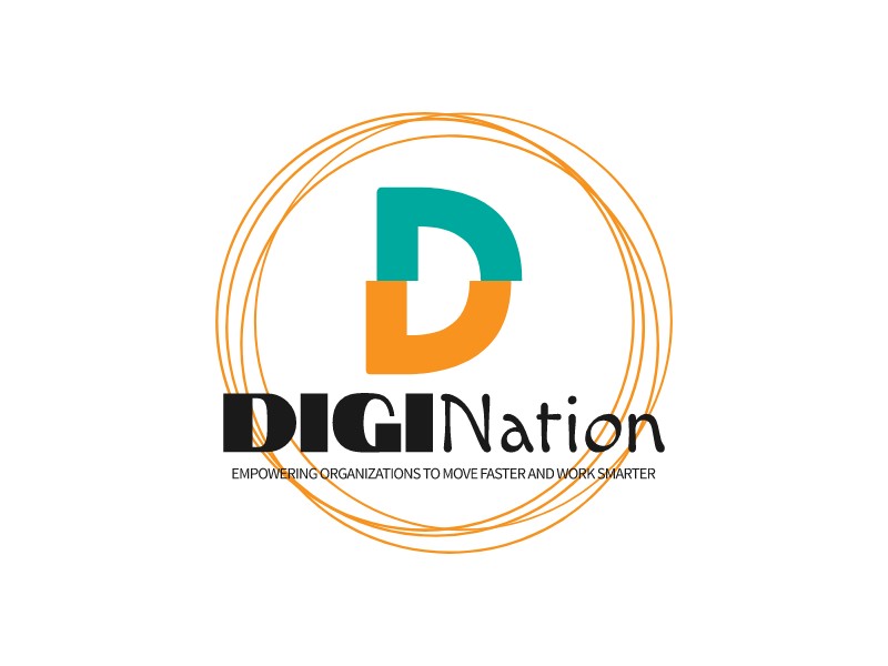 Digi Nation logo generated by AI logo maker - Logomakerr.ai