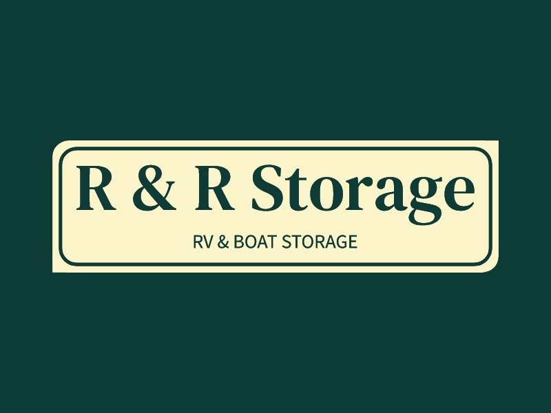 R & R Storage logo generated by AI logo maker - Logomakerr.ai